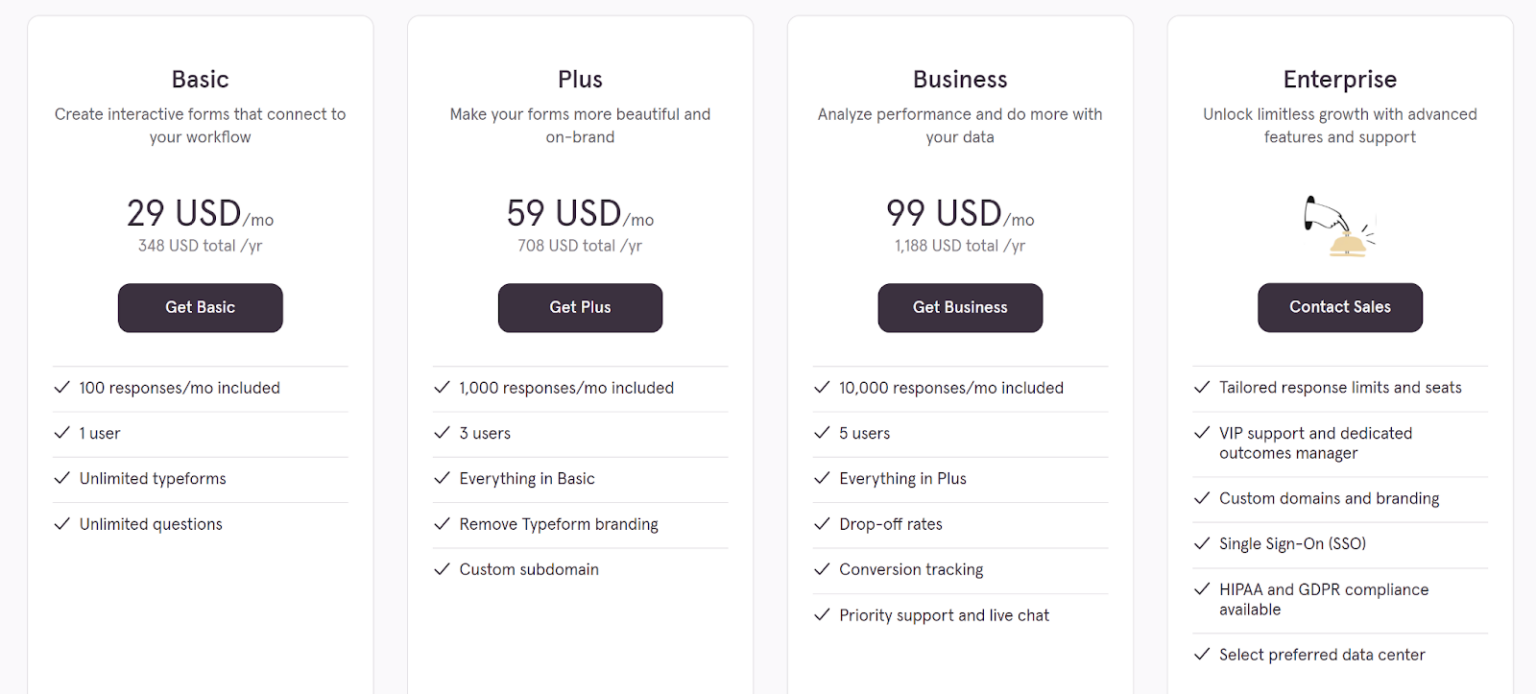 Typeform Pricing (2026): Plans, Features & Alternative Explained